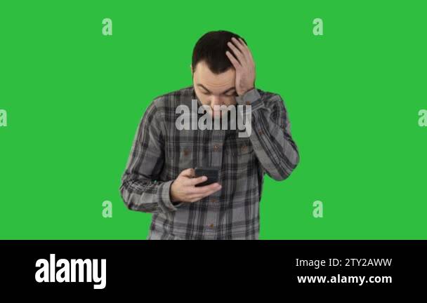 Stressed young man shocked surprised, horrified and disturbed, by what ...