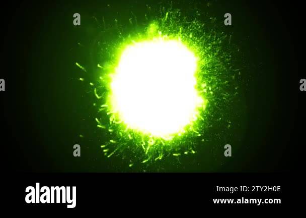 Shockwave Power Fire Explosion Loop/ Animation of a powerful fire speed ...