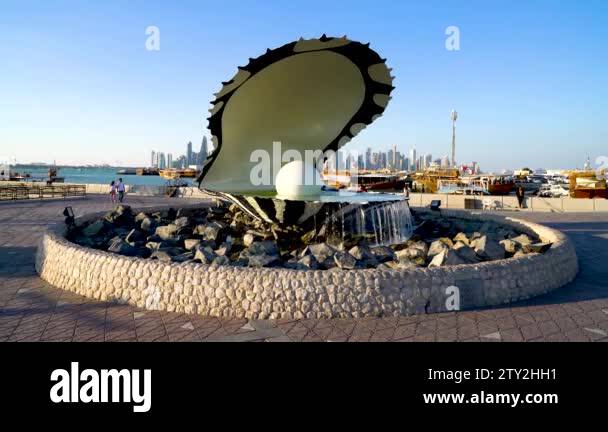 Pearl monument corniche doha qatar Stock Videos & Footage - HD and 4K ...