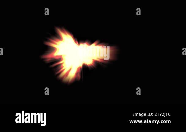 Realistic chroma key Muzzle flash for a shotgun. Full HD set of muzzle ...