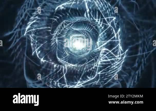 Thornz Blue // 4k Unique Fantasy Pattern Video Background Loop. An ...