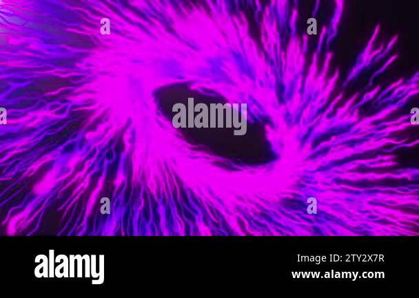 Pink & purple motion graphics with colored spiral and spheres, abstract ...