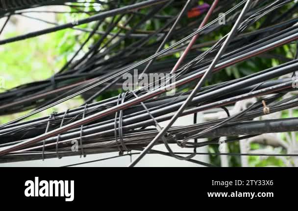 High voltage electric wire Stock Videos & Footage - HD and 4K Video ...