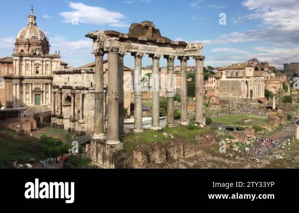 Ancient forum romanum ruins Stock Videos & Footage - HD and 4K Video ...