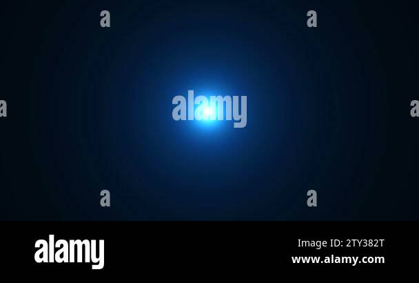 blue color bright lens flare rays light flashes leak movement for ...