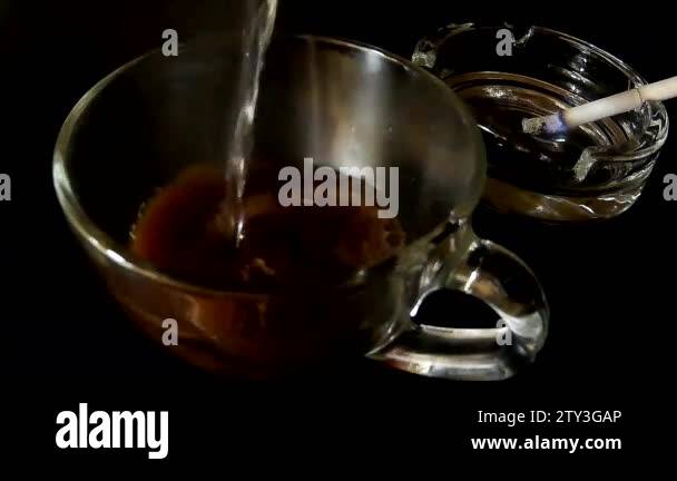 Coffee ashtray Stock Videos & Footage - HD and 4K Video Clips - Alamy