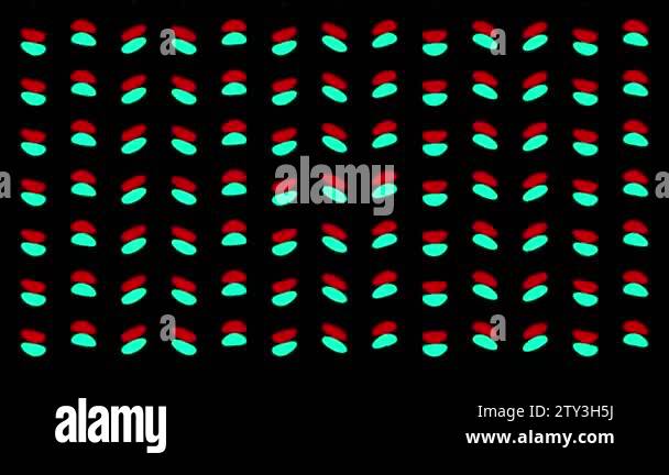 2D graphic video pattern with a horizontal wave effect that moves to ...