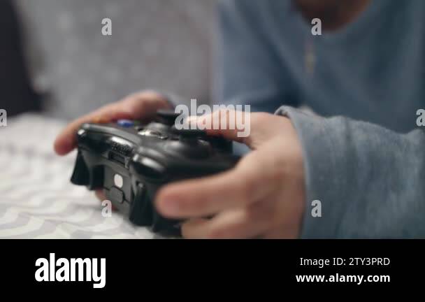 Boy hand playing joystick close Stock Videos & Footage - HD and 4K ...