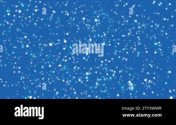 Animated blue glitter background with sparkling light particles Stock ...