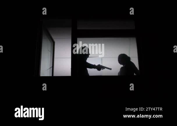 Creepy window silhouettes Stock Videos & Footage - HD and 4K Video ...