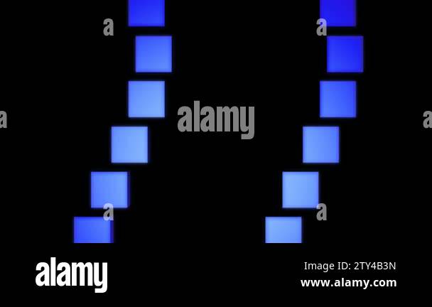 Looping seamless 3d barcode motion elements. Loopable color code ...