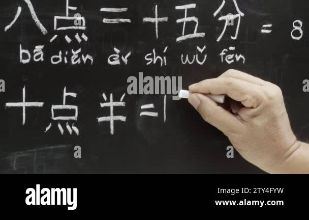 Learning Chinese Tell Time In Stock Videos Footage Hd And 4k Video