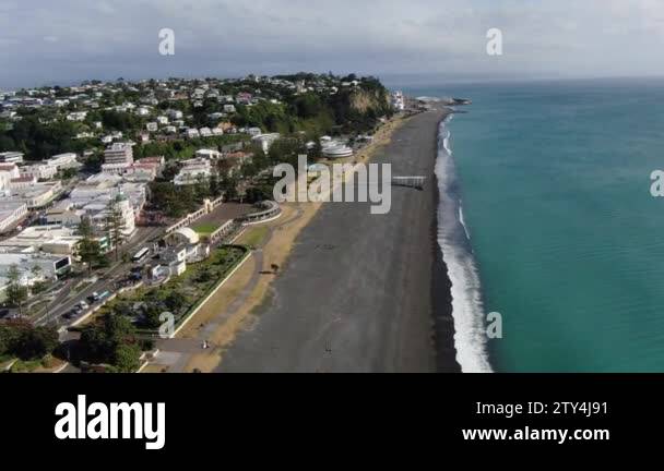 Napier, North Island / New Zealand - December 29, 2019: Napier, which ...