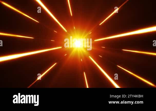 Hyperspace Background With Shining Starburst/ Animation of a colorful ...