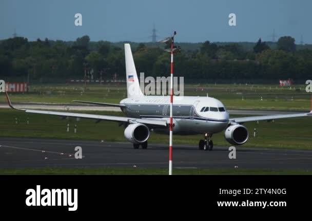 Airbus A32 of Aeroflot airlines with retro livery Stock Video Footage ...
