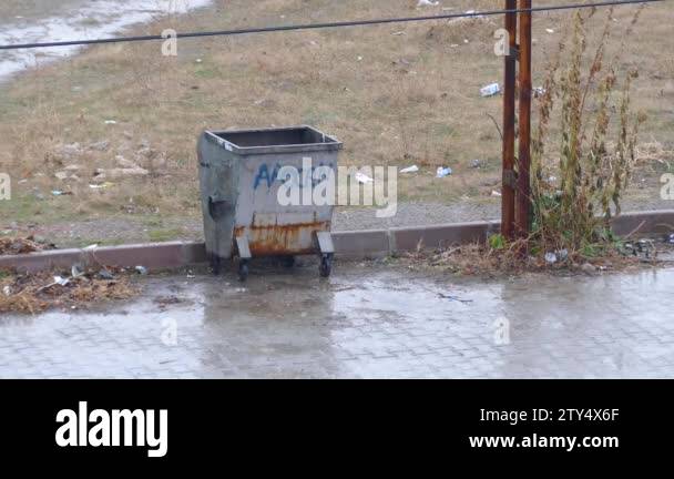 Garbage bin on the street Stock Videos & Footage - HD and 4K Video ...