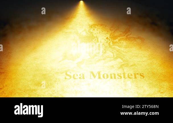 Sea monsters map Stock Videos & Footage - HD and 4K Video Clips - Alamy