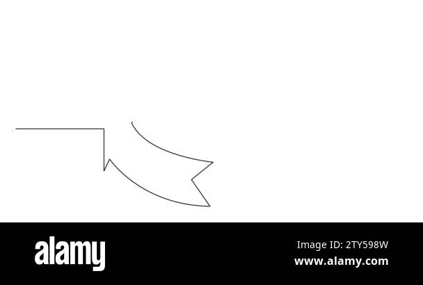 Self drawing line animation of hand drawing business concept sketch of ...