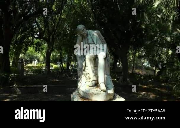 Stone sculpture man sitting Stock Videos & Footage - HD and 4K Video ...