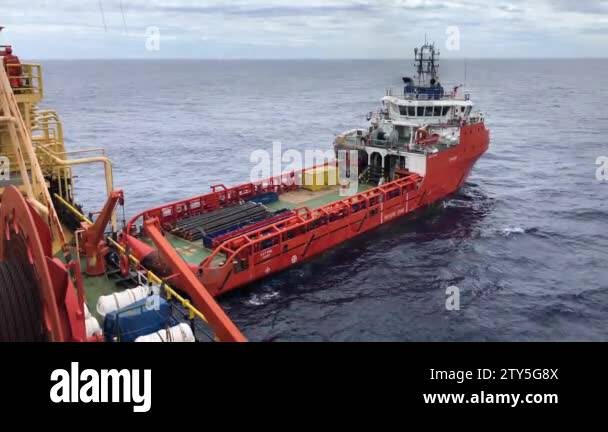 Oil supply vessel and oil rig Stock Videos & Footage - HD and 4K Video ...