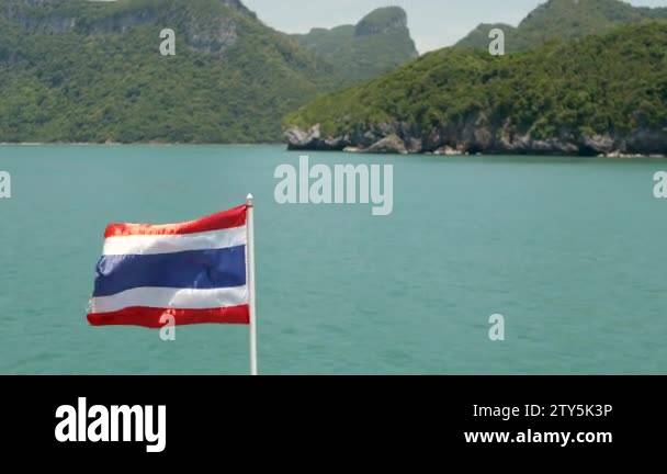 Group of Islands in ocean at Ang Thong National Marine Park ...