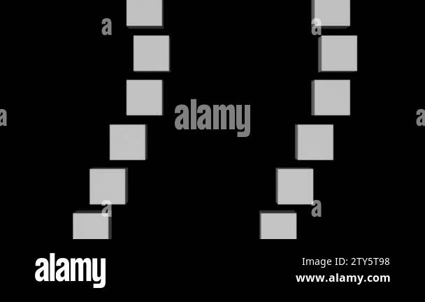 Looping seamless black and white data code motion graphic backgrounds ...