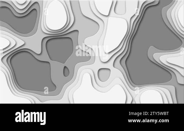 Cut out layers grey scale holes (4K)Abstract background with grey scale ...