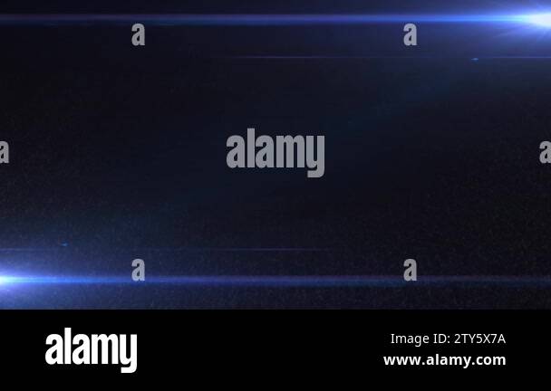 Two luminous beams in blue space on a black background HD 1920x1080 ...