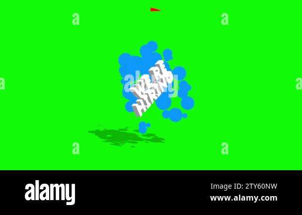 We're hiring intro animation. We're hiring text reveal Stock Video ...