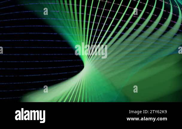 Abstract Lighting moving color line. Animation. Technology network ...