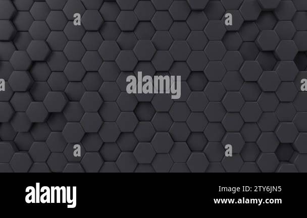 Hexagonal moving looping background. Animated hexagons, honeycomb ...