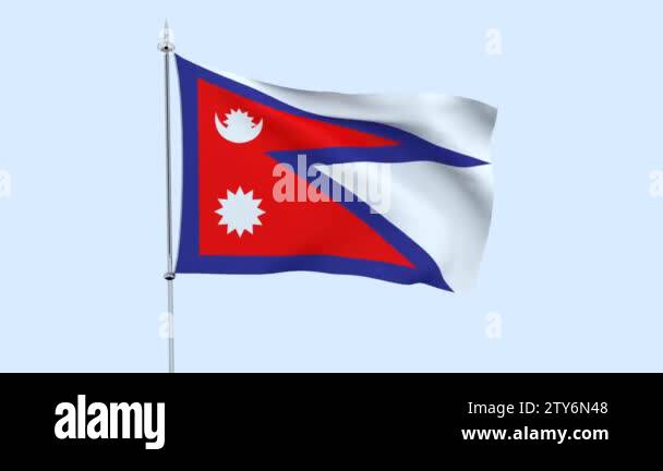Nepal country flag Stock Videos & Footage - HD and 4K Video Clips - Alamy