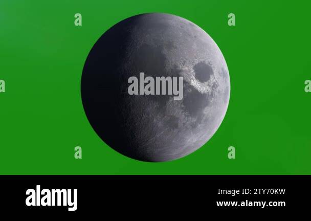 Realistic Planet Moon, Luna, Lunar Rotating, 4K. Perfect for your own ...