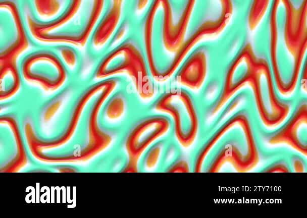 Liquid paint looping animated background. Fluid flowing wavy texture ...