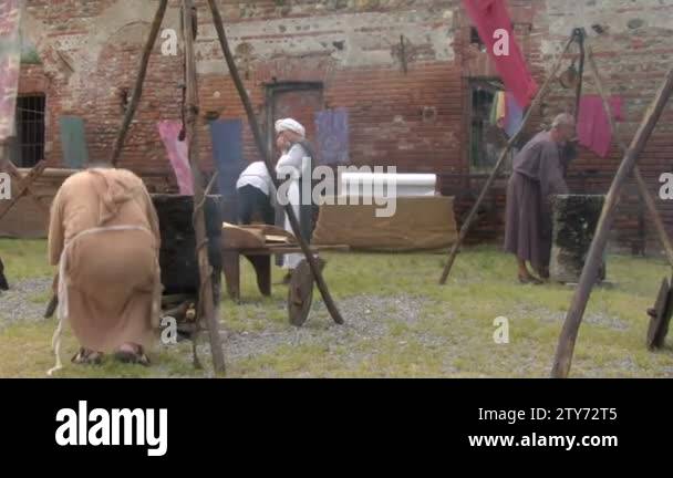 Reenactment of the Battle of Legnano between the forces of the Holy ...