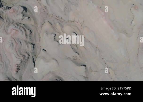 Aerial view of sandy rocks desert in the World Town of Demons of ...