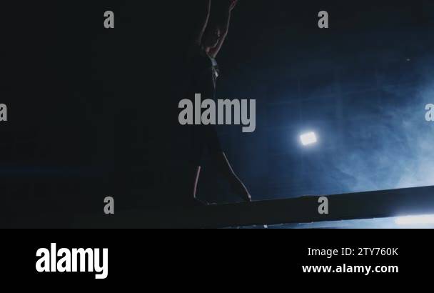 Gymnast handstand beam balance Stock Videos & Footage - HD and 4K Video ...