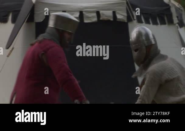 Reenactment of the Battle of Legnano between the forces of the Holy ...