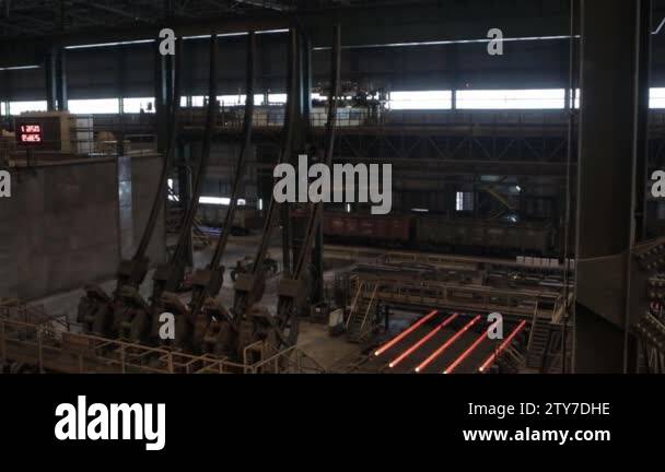 Metallurgist Job Worker In A Steel Plant Hot Molten Metal Pouring ...