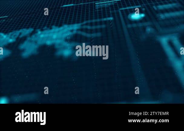 3d Rendering Circle Hud Head Up Display Interface With Ui Map Graph Bar Element For Futuristic