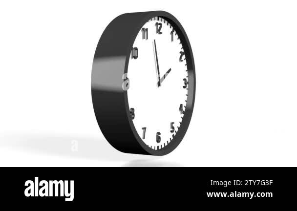 3d clock Stock Videos & Footage - HD and 4K Video Clips - Alamy