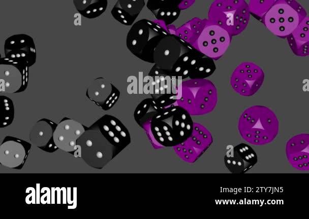 Cartoon dice black Stock Videos & Footage - HD and 4K Video Clips - Alamy