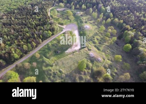 ouvrage de froideterre by drone major fort during ww1 verdun lorraine ...