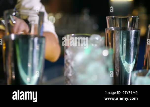 Bartender jigger pouring alcohol Stock Videos & Footage - HD and 4K ...