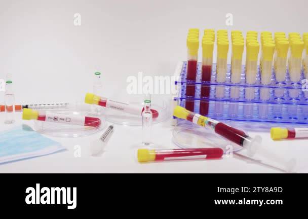 Coronavirus COVID-19 2019-nCoV world outbreak tests on microbiology lab ...