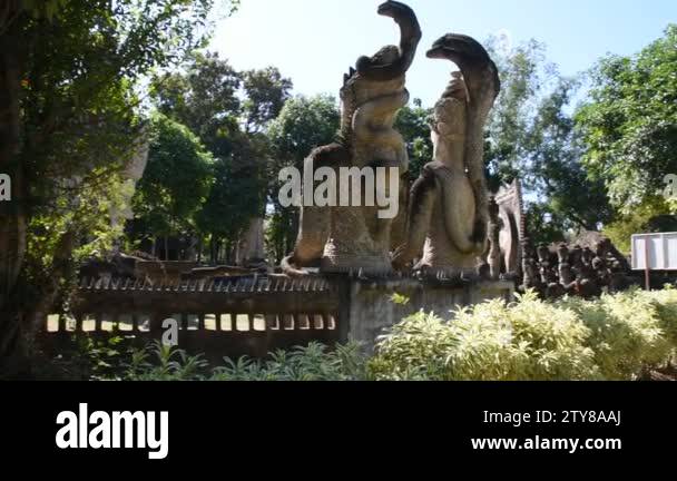 NONG KHAI, THAILAND - DECEMBER 19 : Sala Kaew Ku or Sala Keoku ...