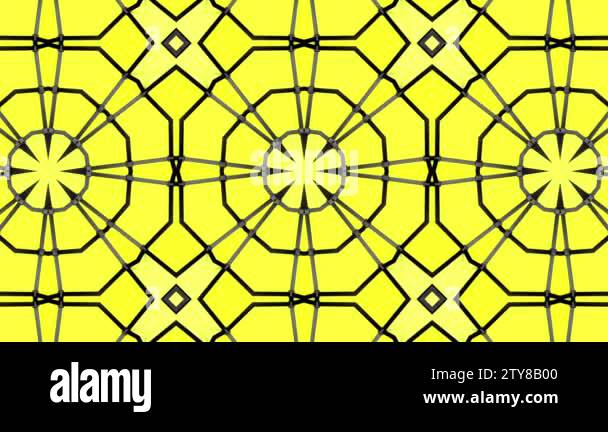 Yellow background with black stripes. animated pattern. abstract ...