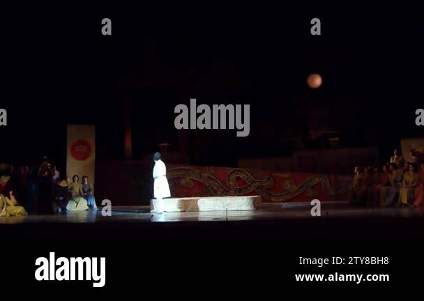 DNIPRO, UKRAINE DECEMBER 22, 2018: Classical Opera by Giacomo Puccini ...