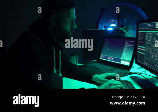 Hackers Breaking Server Using Multiple Computers And Infected Virus