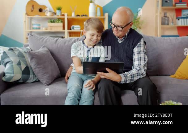 Grandad and child home Stock Videos & Footage - HD and 4K Video Clips ...